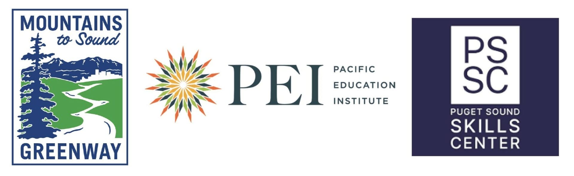 YESS partner logos - PSSC - Mountains To Sound Greenway Trust